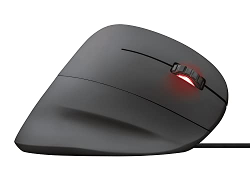 Trust Gaming GXT 144 Rexx Vertical Ergonomic Gaming Mouse, 250-10,000 DPI, 6 Buttons, Black