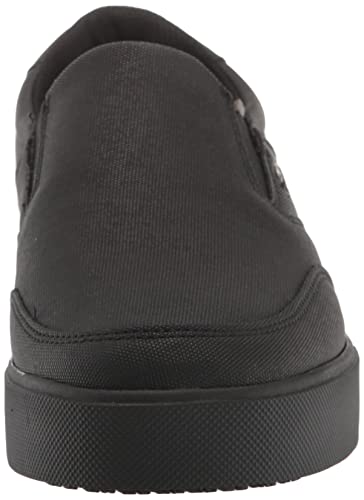 Dr. Scholl's Shoes Men's Valiant Slip-Resistant Sneaker, Black, 10.5 Medium US