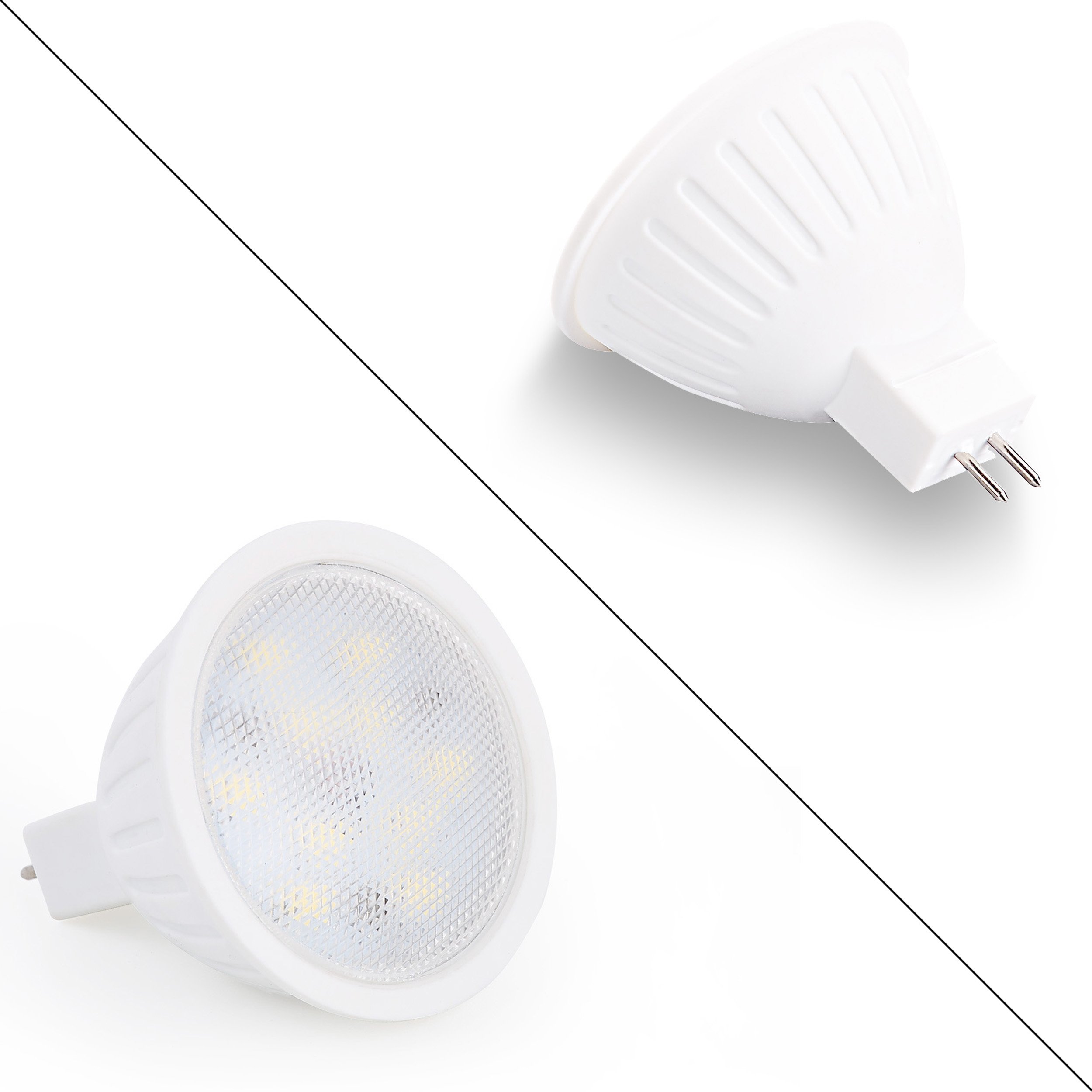 Small Frog 120V MR16 Led Bulbs 5W Replace 40W -50W Halogen Bulb,3000K Soft Warm White,120 Voltage MR16 GU5.3 Bulb Spotlights for Landscape Flood Track Lighting,Dimmable,Pack of 6