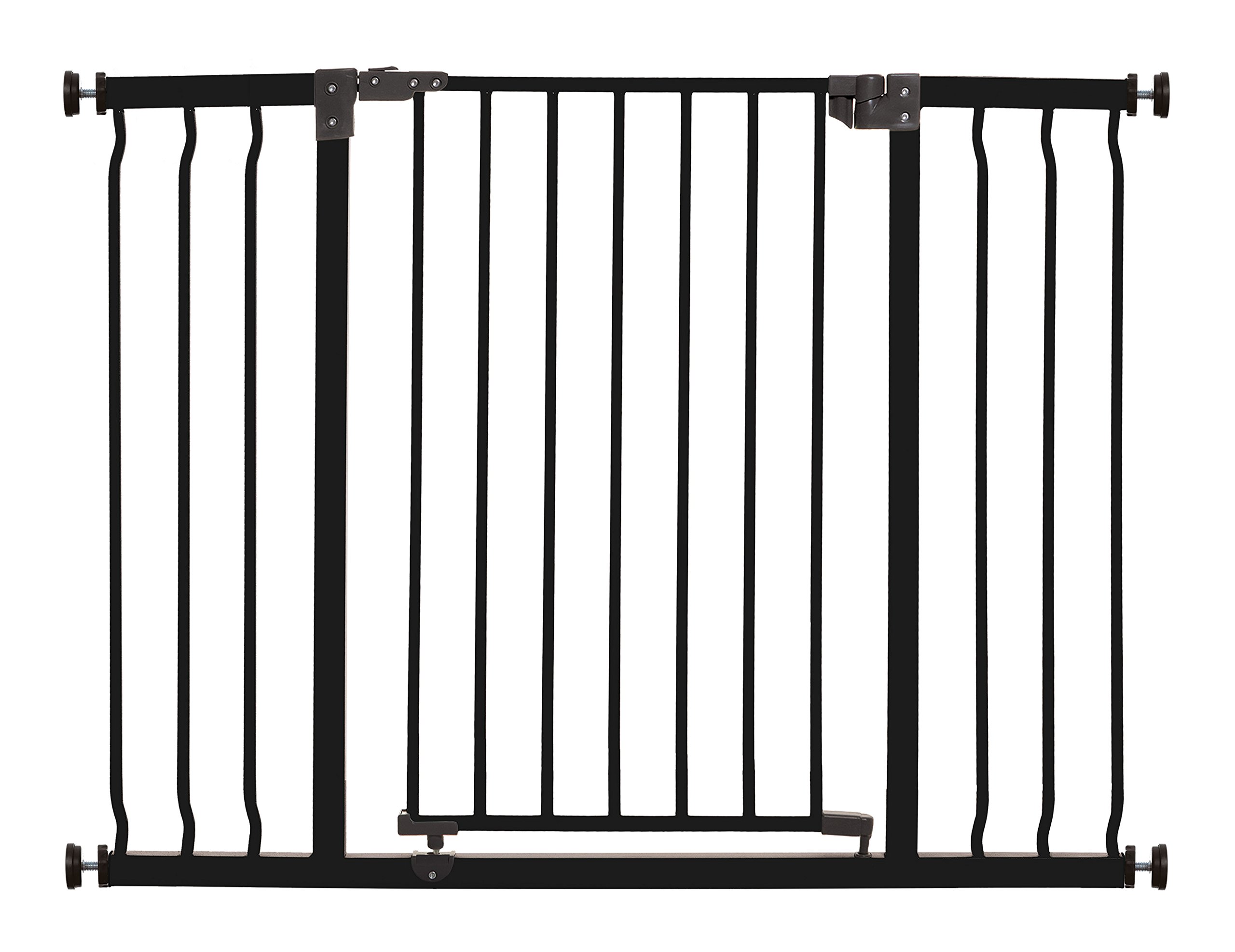 Dreambaby Liberty Security Baby Safety Gate - with Smart Stay Open Feature - Fits Openings 39-42 inches Wide - Black - Model L920BB