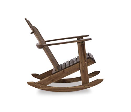 Linon Woodstock Rocking Chair, Teak