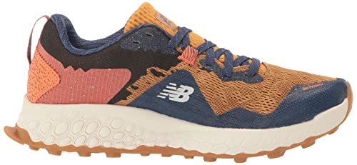 New Balance Women's Fresh Foam X Hierro V7 Trail Running Shoe, Golden Hour/Moon Shadow/Red Clay, 8.5