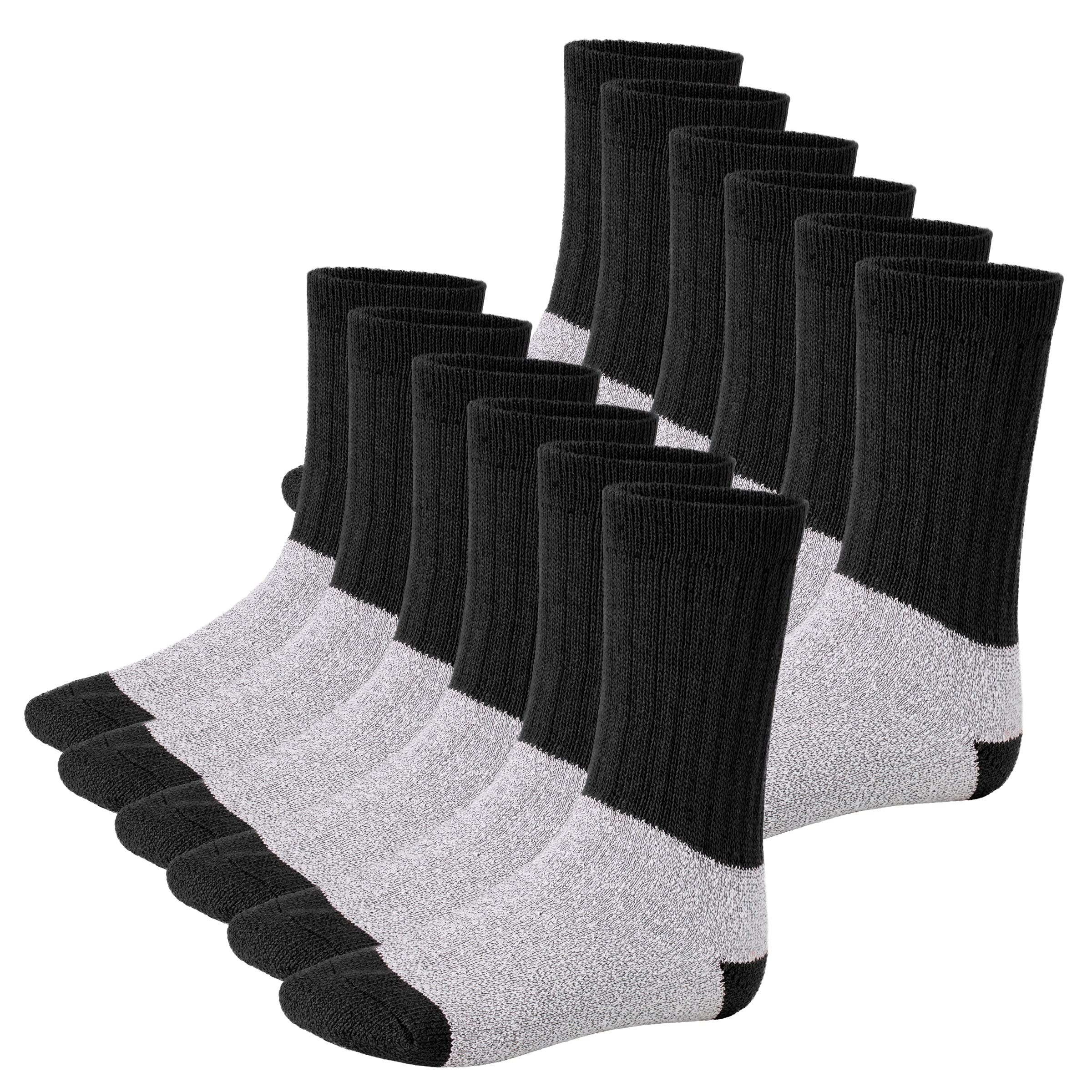 Debra Weitzner 12 Pair Thermal Winter Socks for Men and Women Extreme Cold Weather Insulated Heated Warm Socks for Camping Hunting Skiing etc