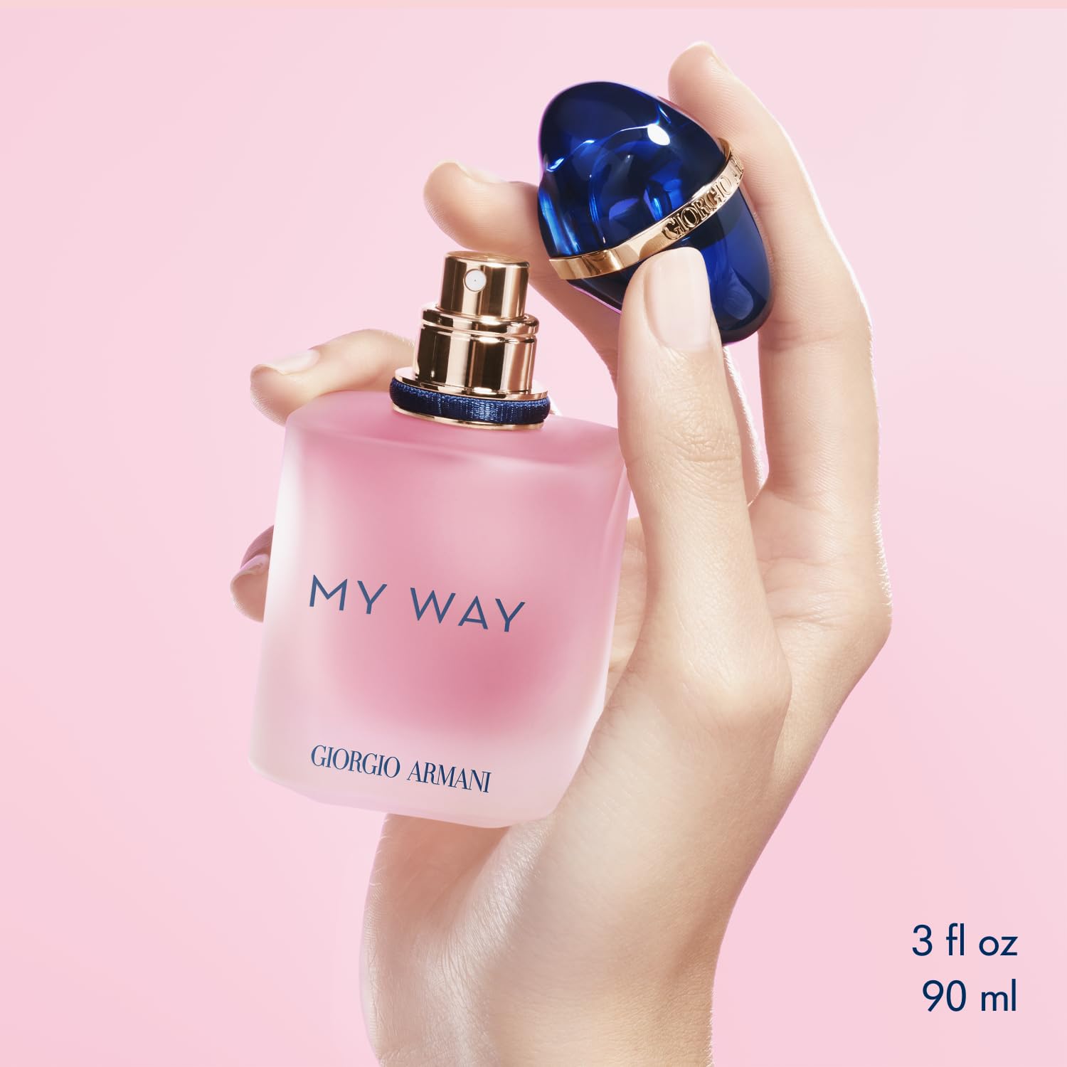 GIORGIO Armani My Way Floral for Women Eau de Parfum Rechargeable Refillable Spray, 1.7 Ounce