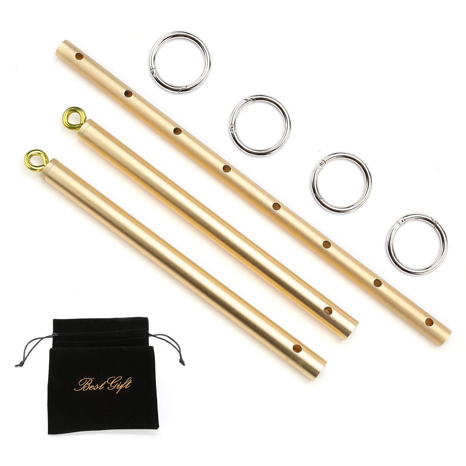 EXREIZST Expandable Gold Spreader Bar Adjustable Tools Set for Home (Gold-1)