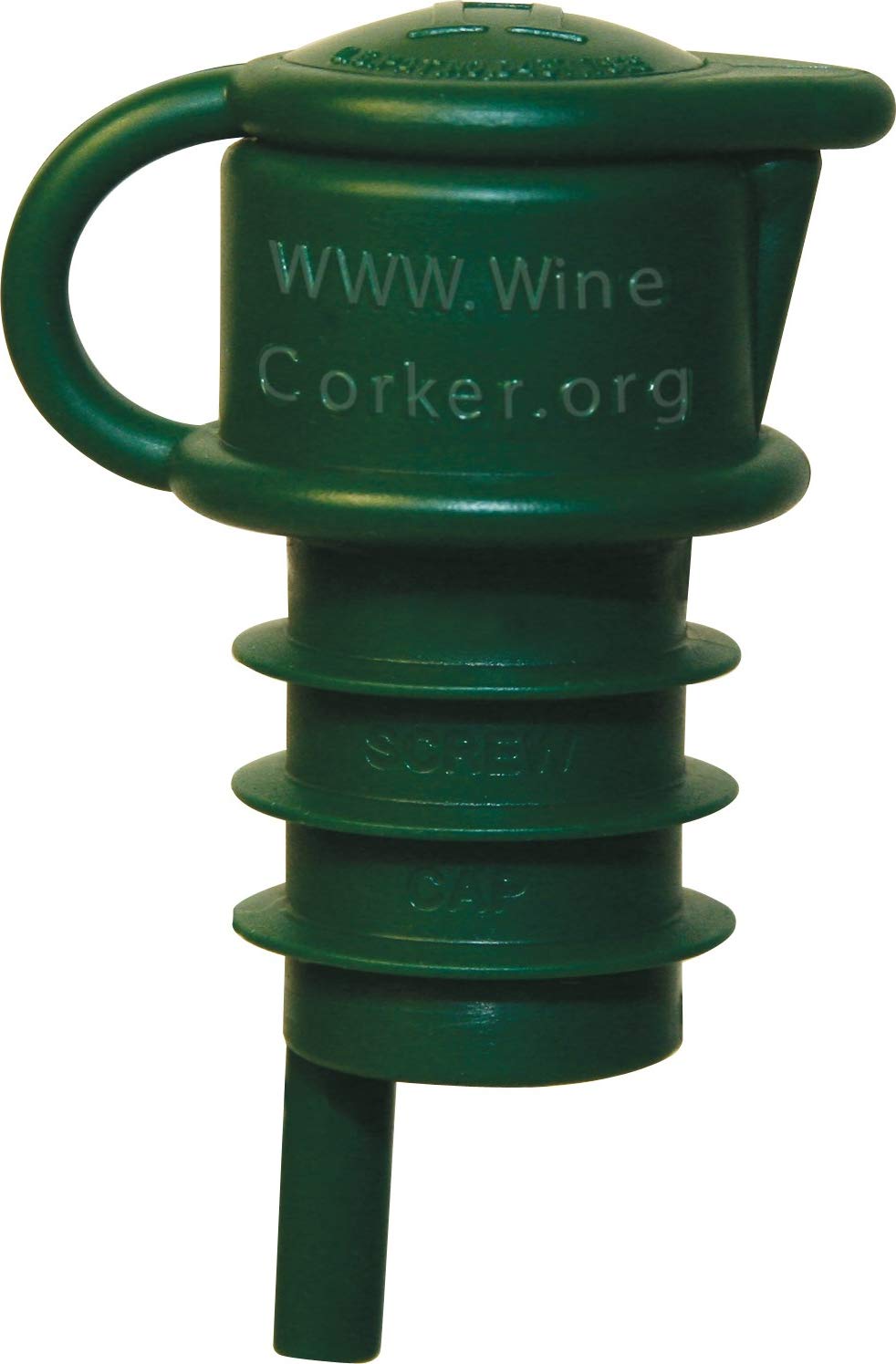 Haley's Corker 5-in-1 Wine Aerator, Stopper, Pourer, Filter and Re-Corker, Screw Top