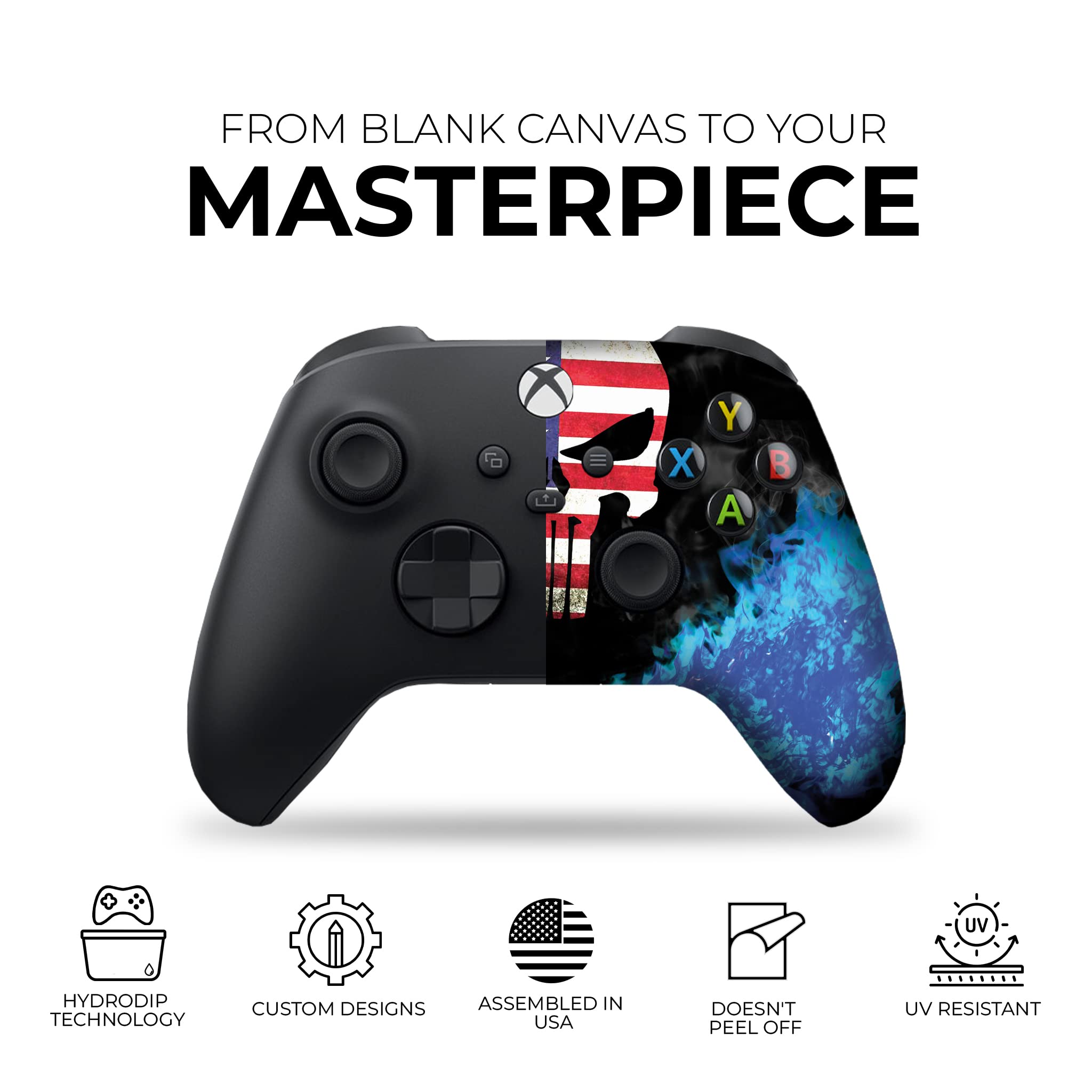 DreamController Weed Plants Custom X-box Controller Wireless compatible with X-box One/X-box Series X/S Proudly Customized in USA with Permanent HYDRO-DIP Printing(NOT JUST A SKIN) (MODDED)