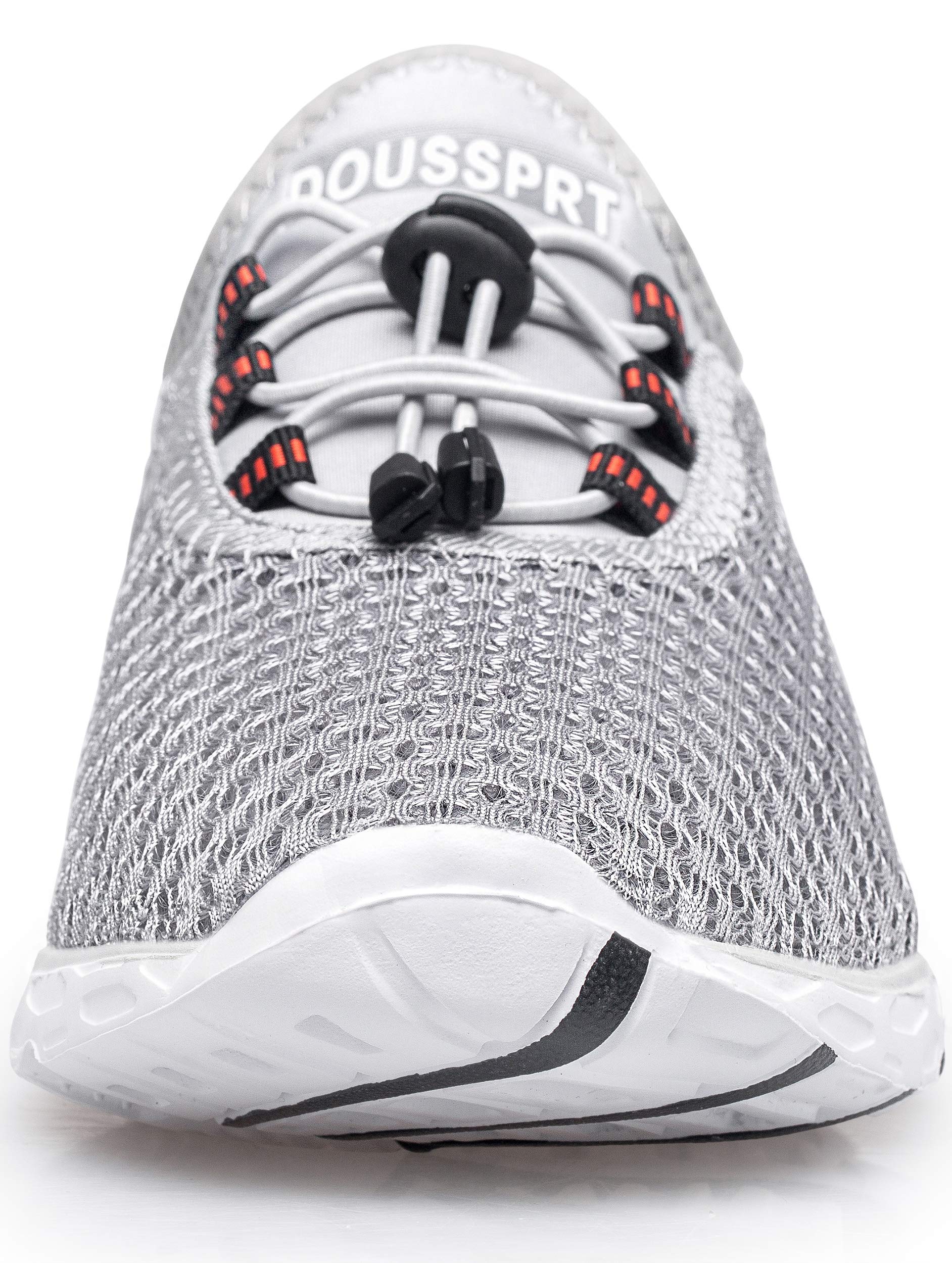 DOUSSPRT Women's Water Shoes Quick Drying Sports Aqua Shoes Size 8
