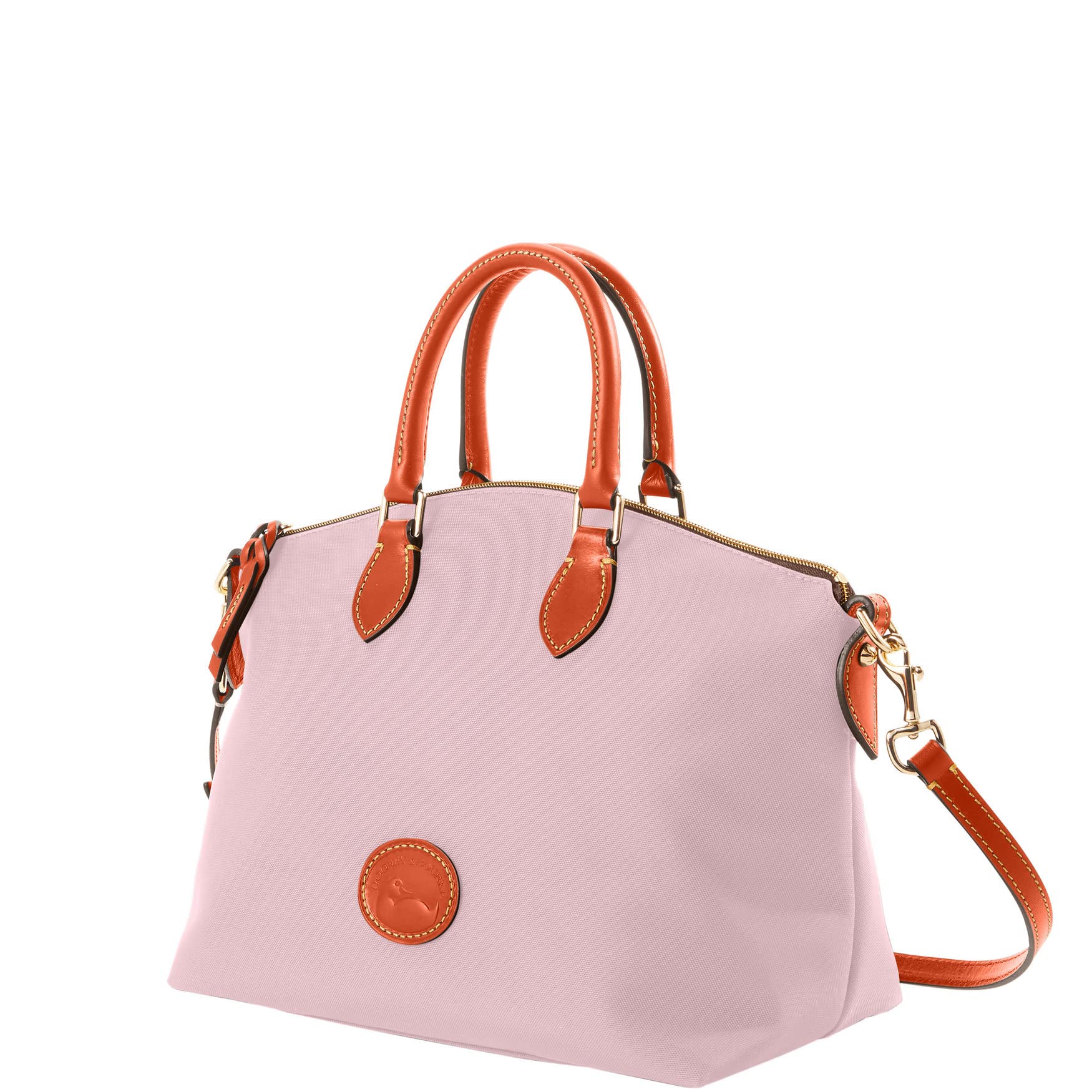 Dooney & Bourke Handbag, Nylon Satchel - Light Pink