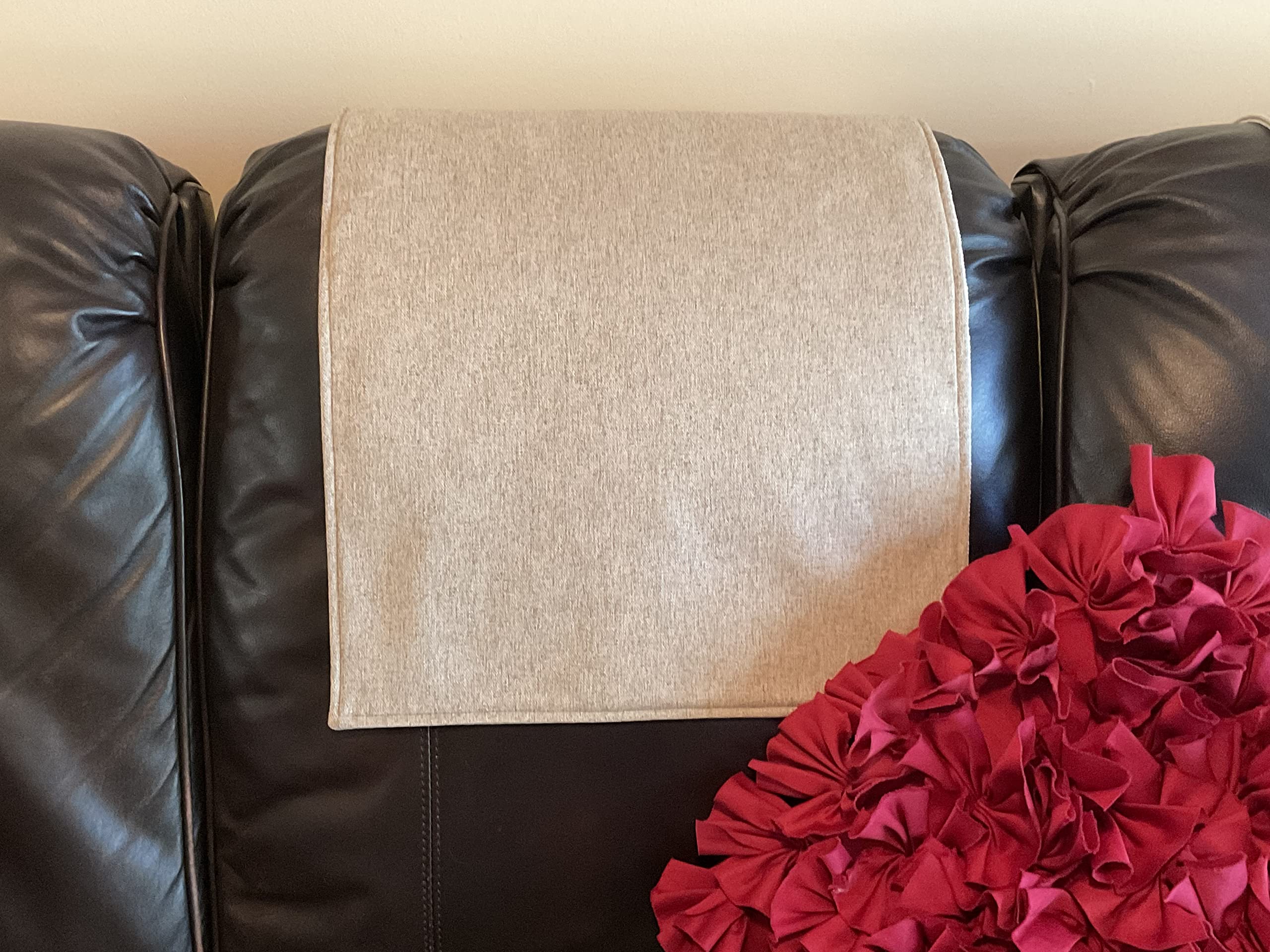 Headrest Cover for furniture, furniture protectors, solid color,sofa cover slipcover, sofas, loveseats, theater chairs,recliners,RV’s,office chair. 17x27. By: Bittlemen Co.