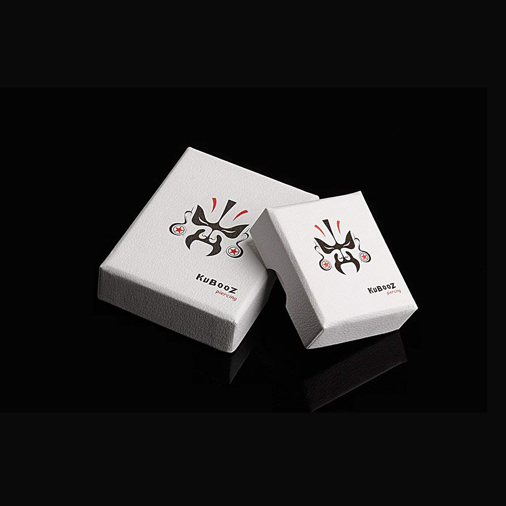 COOEAR Gauges for Ears Surgical Steel Tunnels Upgrade Scrub Plugs Piercing Party Gift Earrings 8g(3mm) to 5/8g(16mm)