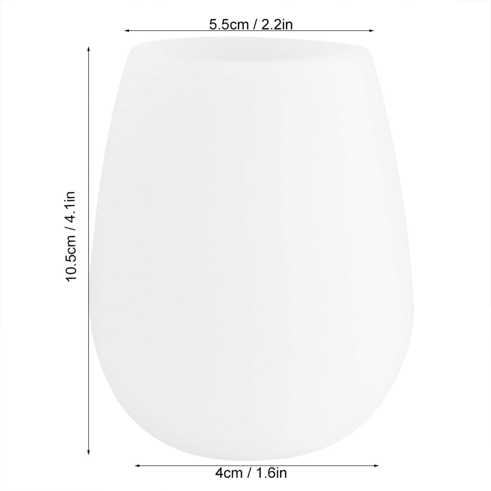 Easy To Wine Cup, Reusable Durable Silicone Glass, Portable Soda for Cocktails Beer Water