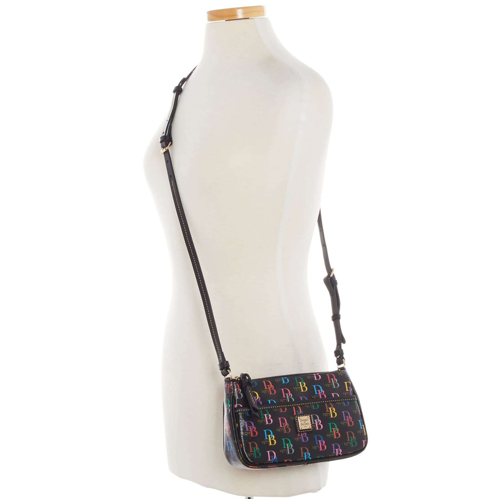 Dooney & Bourke Handbag, Db75 Multi Lola Pouchette Crossbody - Black