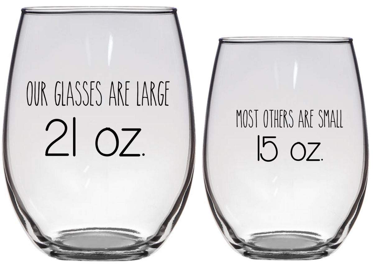 Fucking Finally™ - Engagement Gift - Large 21oz Stemless Wine Glass
