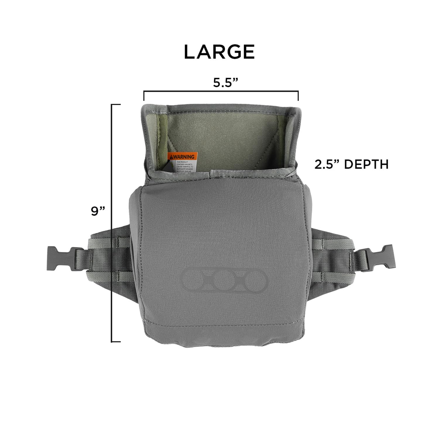 Eberlestock Recon Modular Bino Pack - Advanced Binocular Harness System with Customizable Attachments - Skye - Large