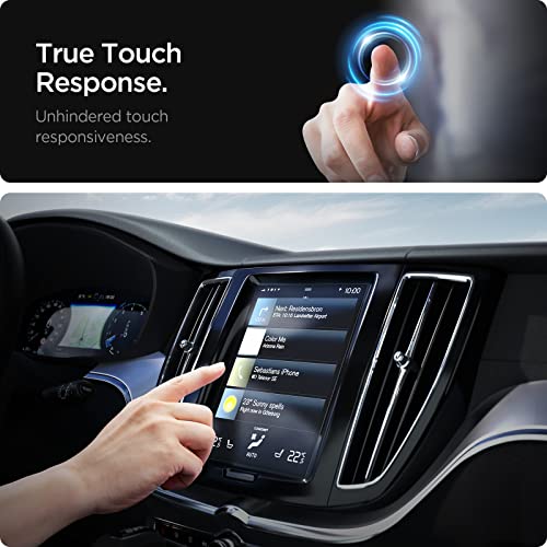 Spigen Tempered Glass Screen Protector [GlasTR Slim] designed for Volvo XC40 (2021-2023), XC60 (2021-2023), XC90 (2021-2023), S60 (2018-2023), S90 (2017-2023), V60 (2019-2023) 8.7" Dashboard Touchscreen - Matte/Anti Fingerprint