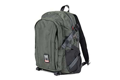 DIME BAGS Omerta Transporter Backpack | Carbon Filter Lined Bag with Heavy-Duty Lock (Green)