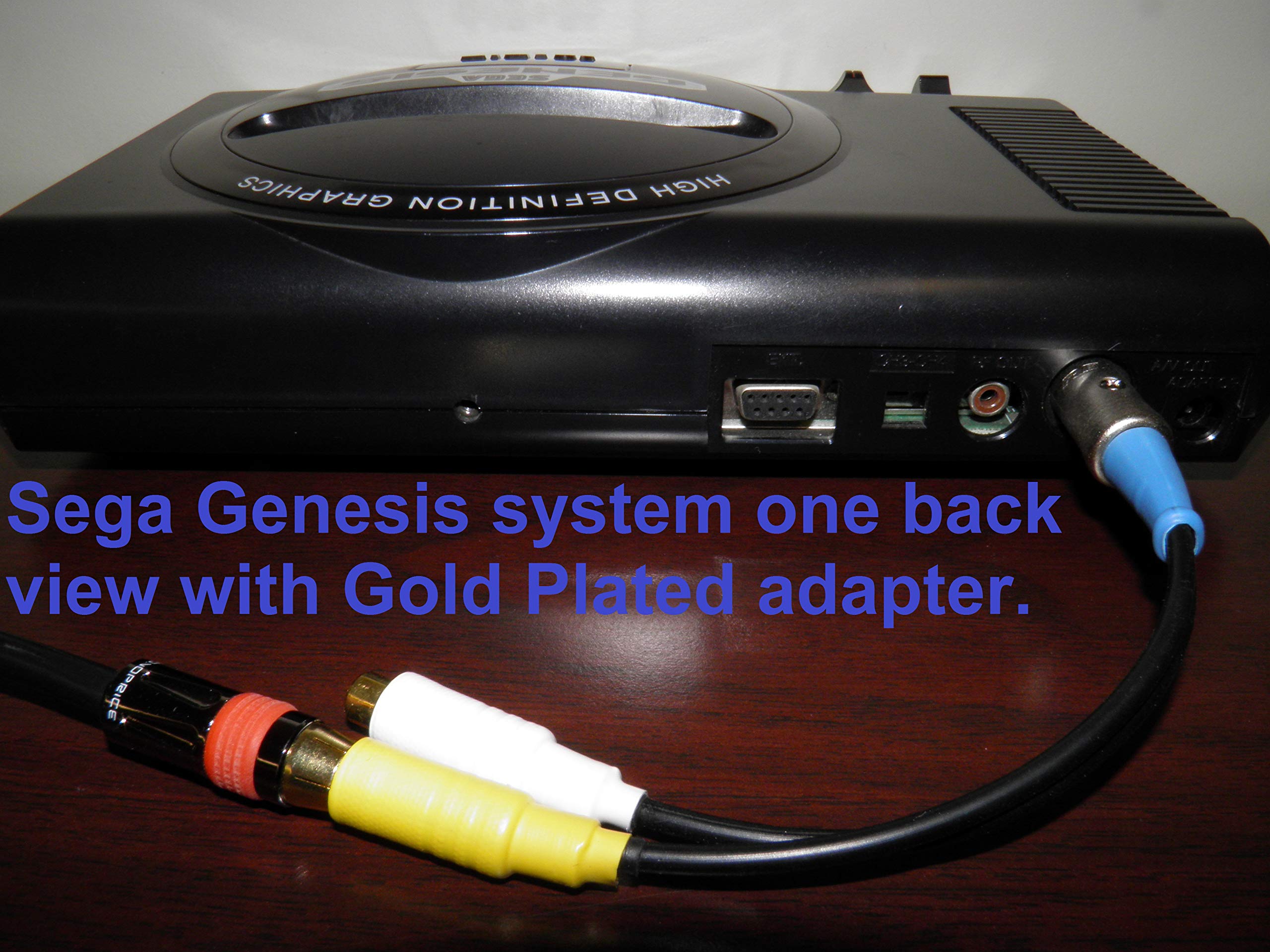 Ultimate Gold Plated Video/Audio for The Sega Master System and The Genesis one (10 Feet)