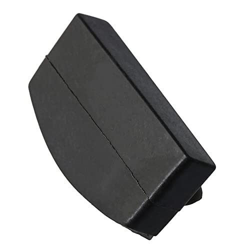 Etfbuy 50 Pcs Bed Board Plastic Bracket Single End 55mm Black Slat Caps Holders Connector Furniture Accessories for Holding Securing Wooden Slats Bed Base