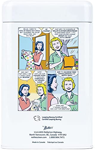 Nellie's Laundry Soda (3.3 lbs for 100 loads) and Nellie’s Oxygen Brightener - Cleaning Combo Package … (Combo Pack 100)