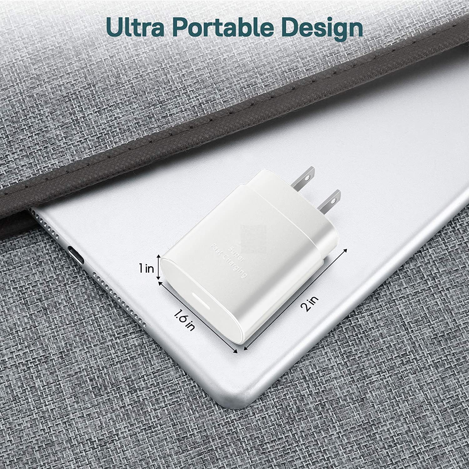 DESOFICON iPhone 15 14 Charger Fast Charging,3 Pack [Apple MFi Certified] PD 20W USB C Block & 6FT Type to Lightning Charging Data Sync Cable for 13 12 11 XS XRx8 iPad,White (XHD-PD20W)