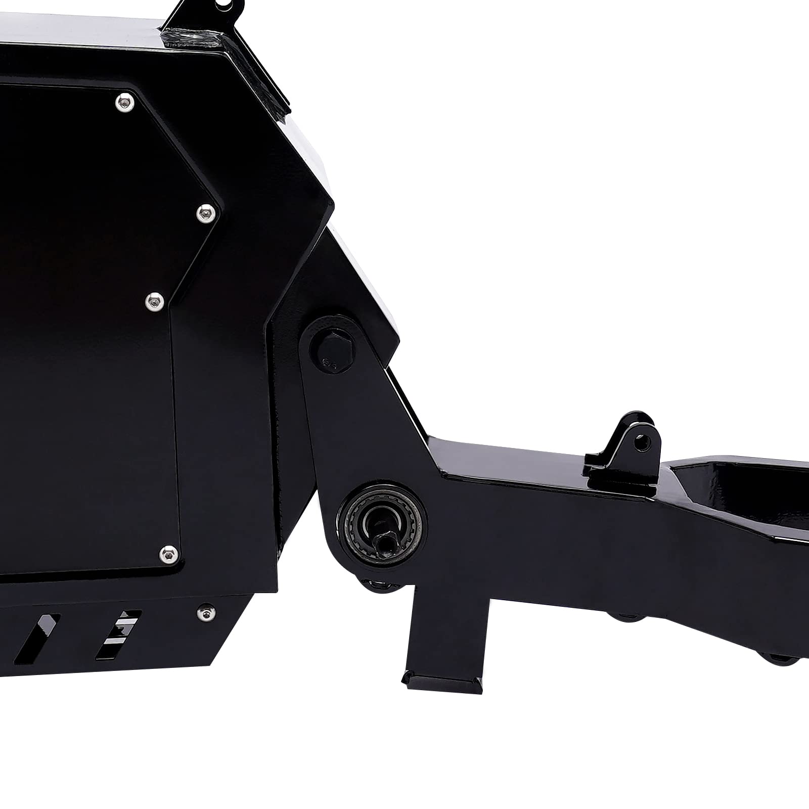 Futchoy E-Bike Frame Carbon Steel Bicycle Frame Waterproof,Electric Bicycle DIY Conversion Kit Adjustable Dropout for Electric Bike,Black