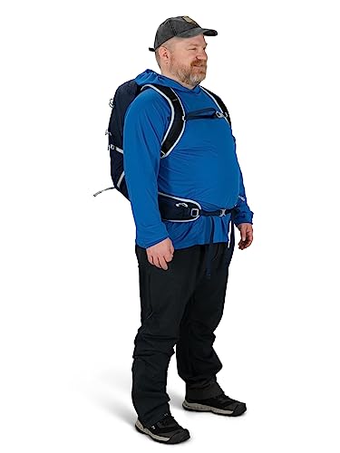 Osprey Talon 22L Men's Hiking Backpack with Hipbelt, Ceramic Blue, L/XL, Extended Fit