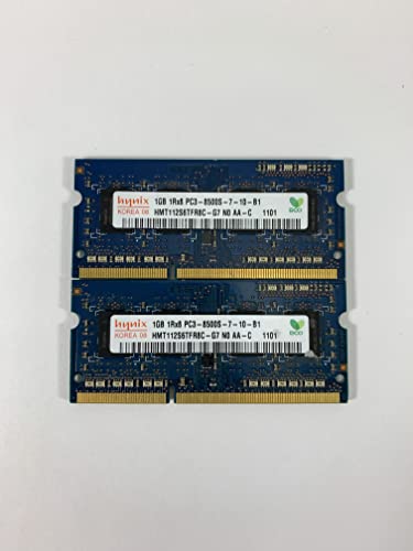 Laptop Ram Hynix 1GB PC3-8500S Memory HMT112S6TFR8C-G7 Computer mac Windows