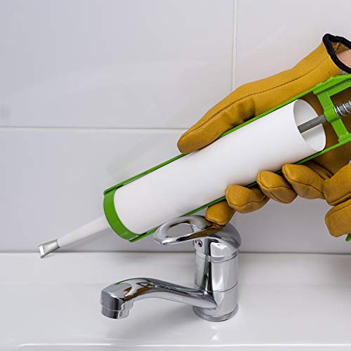 Hotop 23 Pieces Caulking Finisher Kit Caulk Nozzle Applicator Stainless Steel Sealant Finishing Tool Caulk Nozzle Finisher Kit for Kitchen Bathroom Window, 23 Sizes