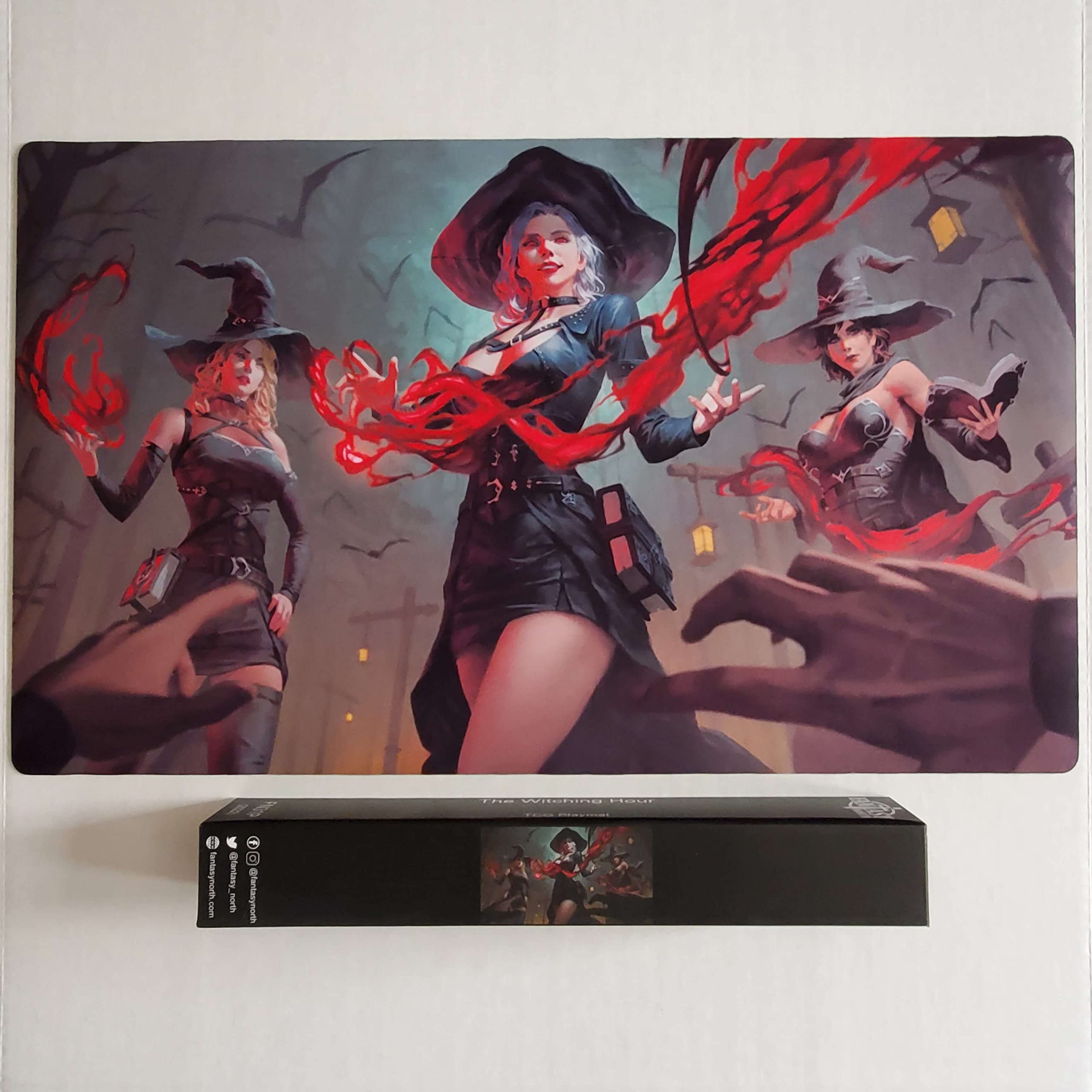 Fantasy North The Witching Hour - TCG Playmat and Mouse Pad - 24 x 14 inches