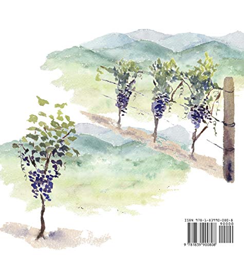 Vineyard themed Guest Book, vacation home, comments book, holiday home, visitor book to sign