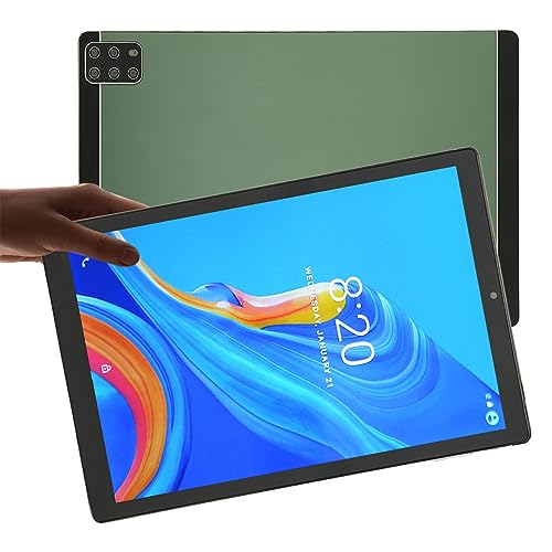 DAUZ 10.1 Inch Tablet IPS Screen 5G WiFi 6GB 128GB 10 Core CPU Tablet PC 100-240V for Photography for Android 12.0 (US Plug)