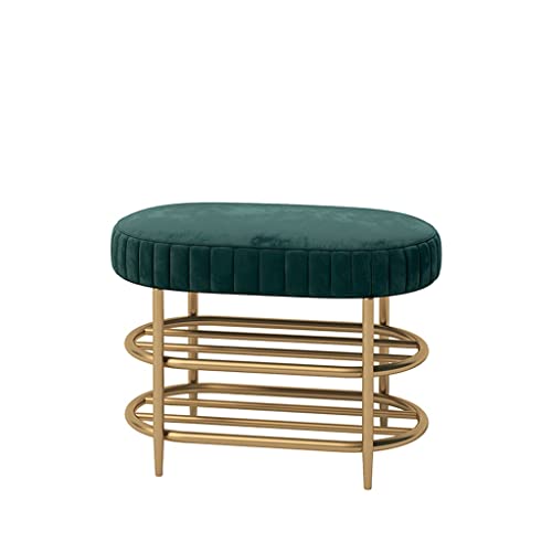 LDCHNH Household Change Shoe Stool Storage Wear Small Shelf Cabinet Home Door Can Sit on Stool (Color : D, Size : 60 * 45cm)