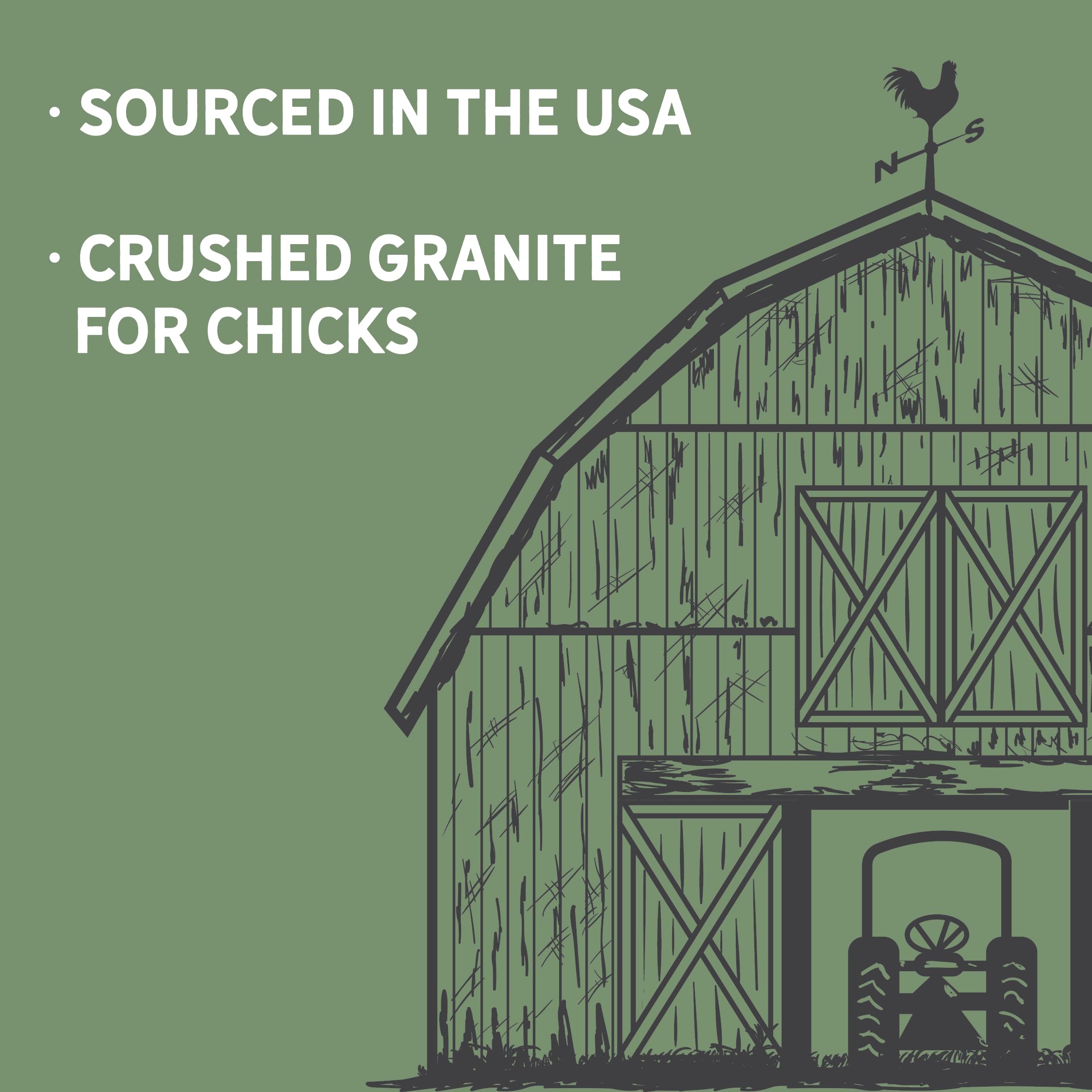 New Country Organics | Flock Perfect Starter Grit for Chicks to Help aid in Digestion | 8 lbs