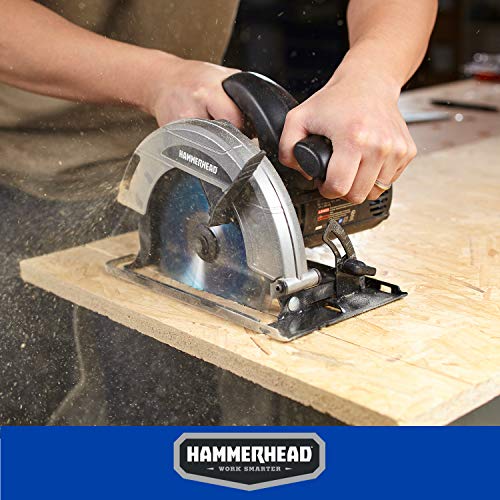 Hammerhead 12-Amp 7-1/4 Inch Circular Saw with Saw Blade β HACS120
