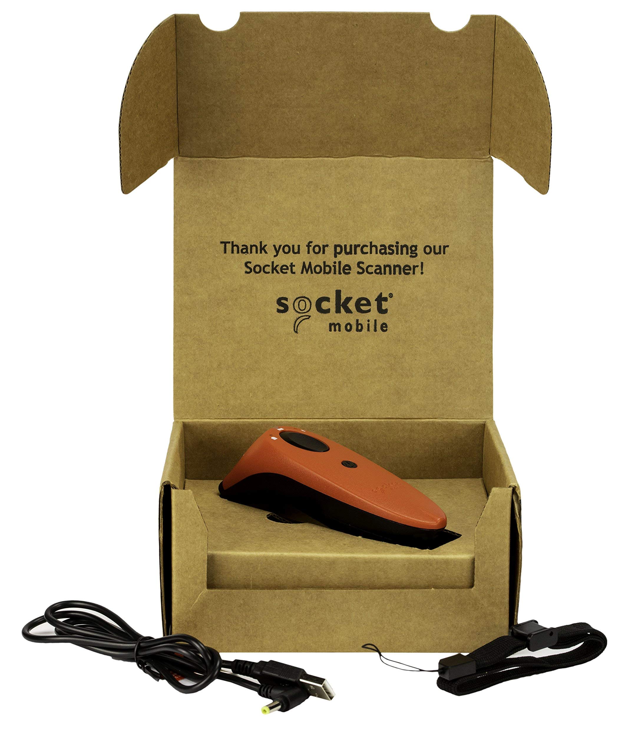 SocketScan S700, 1D Imager Barcode Scanner, Red (Renewed)