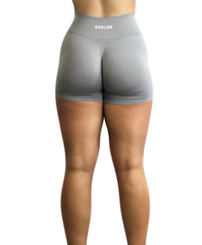 Endure Seamless 4.5" Exercise Active Women's Workout Scrunch Short Gym Yoga Running Exercise Shorts (as1, alpha, s, regular, regular, Mocha)