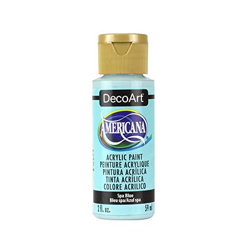 DecoArt Spa Blue, Americana Acrylic Paint, 2 Ounces