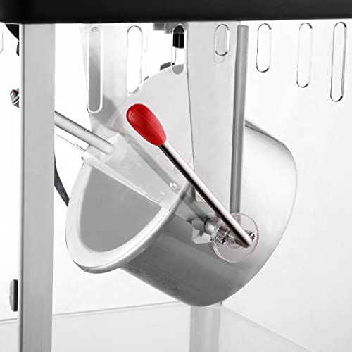 Pop Pup Countertop Popcorn Machine β 2.5oz Kettle with Measuring Spoon, Scoop, and 25 Serving Bags by Great Northern Popcorn (Black) (83-DT6121)