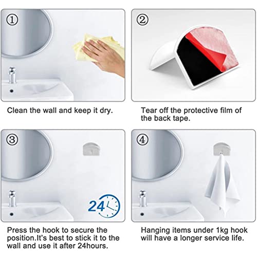 GOOFFY Door Coat Hanger Wall Adhesive Hat Hooks Baseball Caps Hook No Drilling Cap Organizer Holder Minimalist Hat Rack Design for Door Home Accessories Hanger