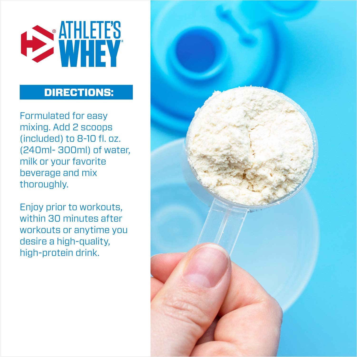 Dymatize Athlete's Whey Protein Powder, 30g of Protein, 6.6g BCAAs, Chocolate, 40 Servings (Pack of 1), 40 Count