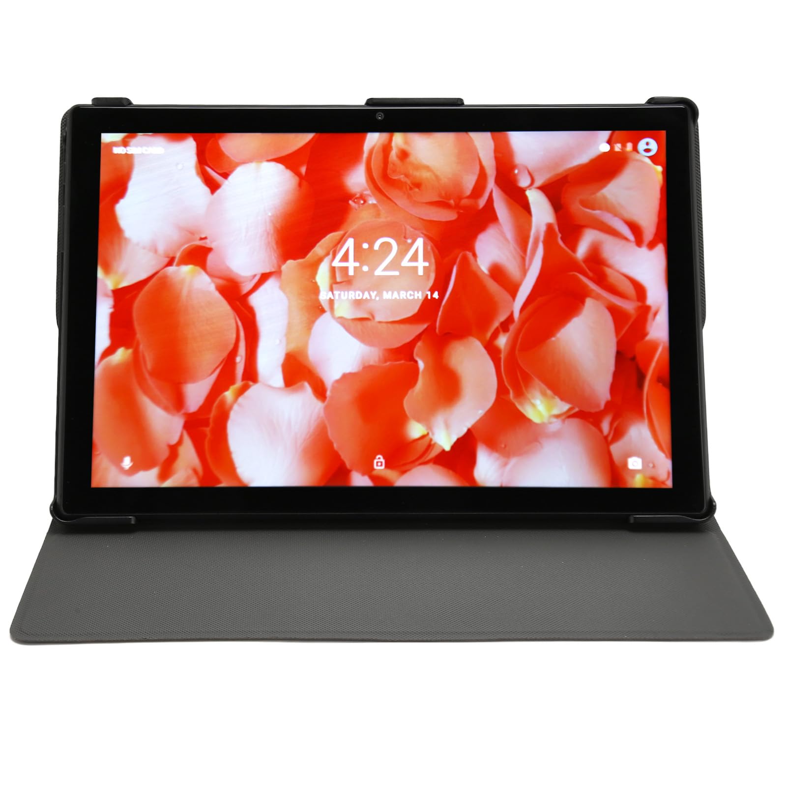 DAUZ Tablet, 1960X1080 Resolution 10.1 Inch 8GB RAM 256GB ROM 5G WiFi Smart Tablet for Gaming Study (US Plug)