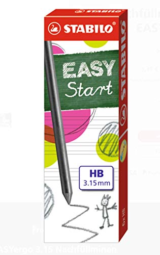 Stabilo Easy Ergo Pencil 3.15mm HB Refills [twin pack] = 12 Leads