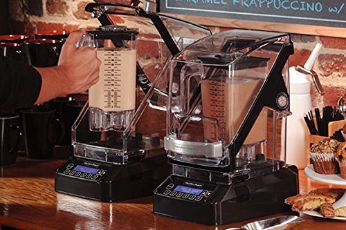 Hamilton Beach Commercial HBH755 The Eclipse Blender, 64 oz./2L, 3 hp, Quiet Blend Technology, 18.5" Height, 8.5" Width, 10.75" Length, Black