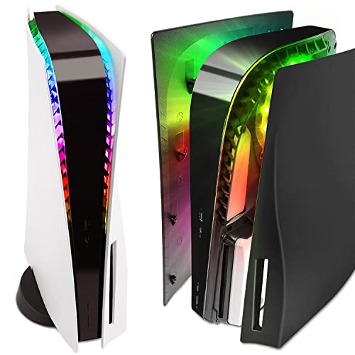 NICEMOVIC LED Light for PS5 Console, Playstation 5 LED Lights DIY Decoration Accessories, Game Sound/Music Sync, RGB 8 Colors 400 Lights Effects with USB/APP Control and 40Key IR Remote