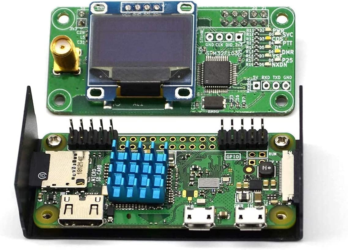 GOOZEEZOO MMDVM Hotspot Spot Radio WiFi Digital Voice Modem Work Contained with Raspberry Pi Zero W with Firmware V4.1.5 UHF VHF | Ethernet Cable | Supports C4FM YSF NXDN DSTAR P25 DMR