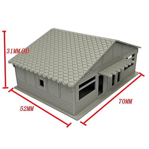 Outland Models Railway Scenery Wooden Style Rural House 1:160 N Scale
