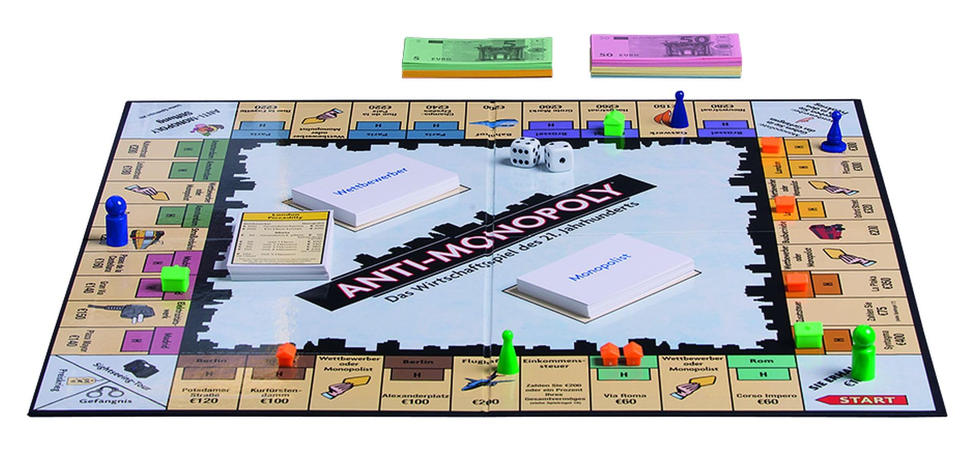 University Games Anti-Monopoly [German Version]