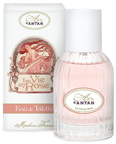 Un Air d'Antan Rose Perfume for Women - Rose Perfume Travel Size Perfume for Women - Premium Women's Fragrances & Womens Perfume - French Gift Idea - Perfumes for Women - Eau de Parfum Women