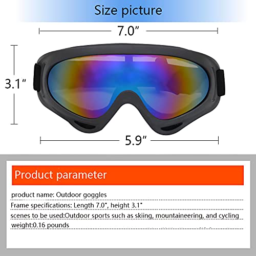 eye protection for nurses Ski Goggles speedo goggles Riding goggles (Orange)